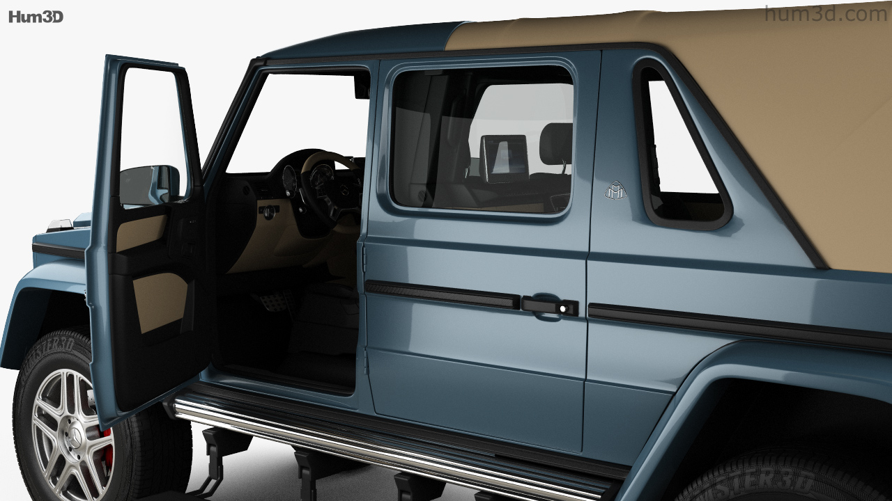 360 view of Mercedes-Benz G-class (W463) Maybach Landaulet with HQ ...