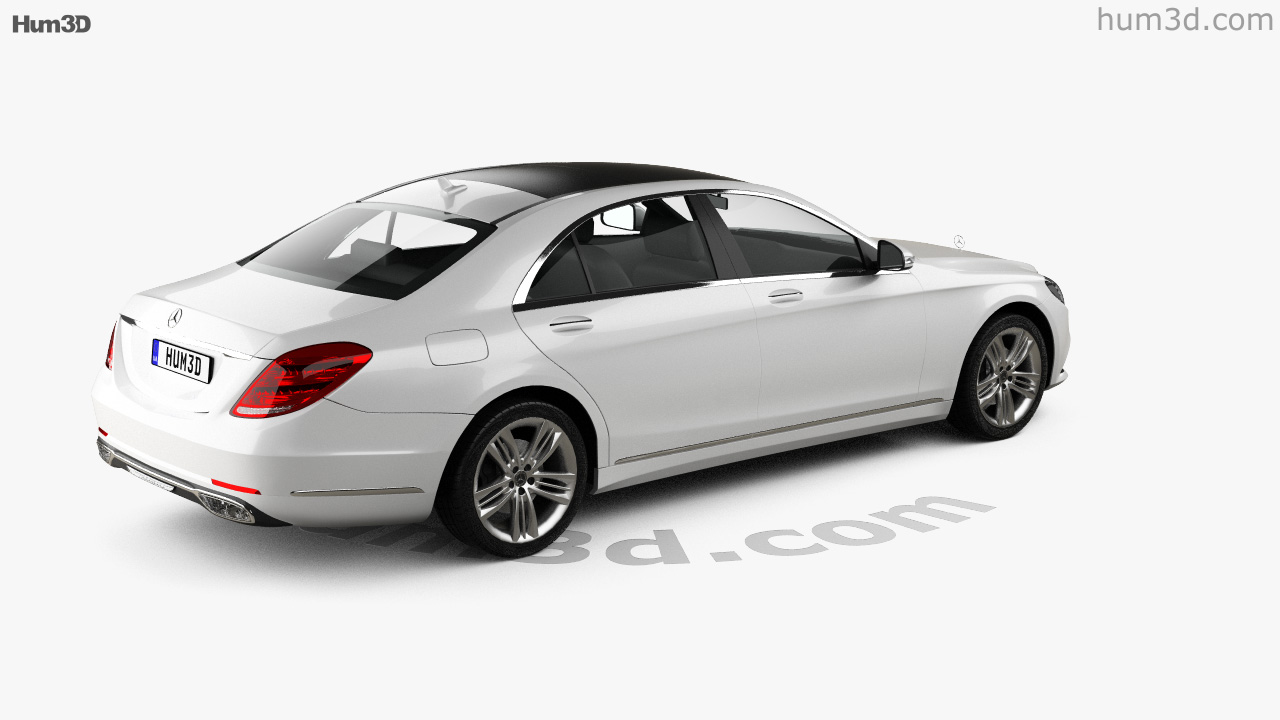 360 view of Mercedes-Benz S-class (V222) 2020 3D model - 3DModels store