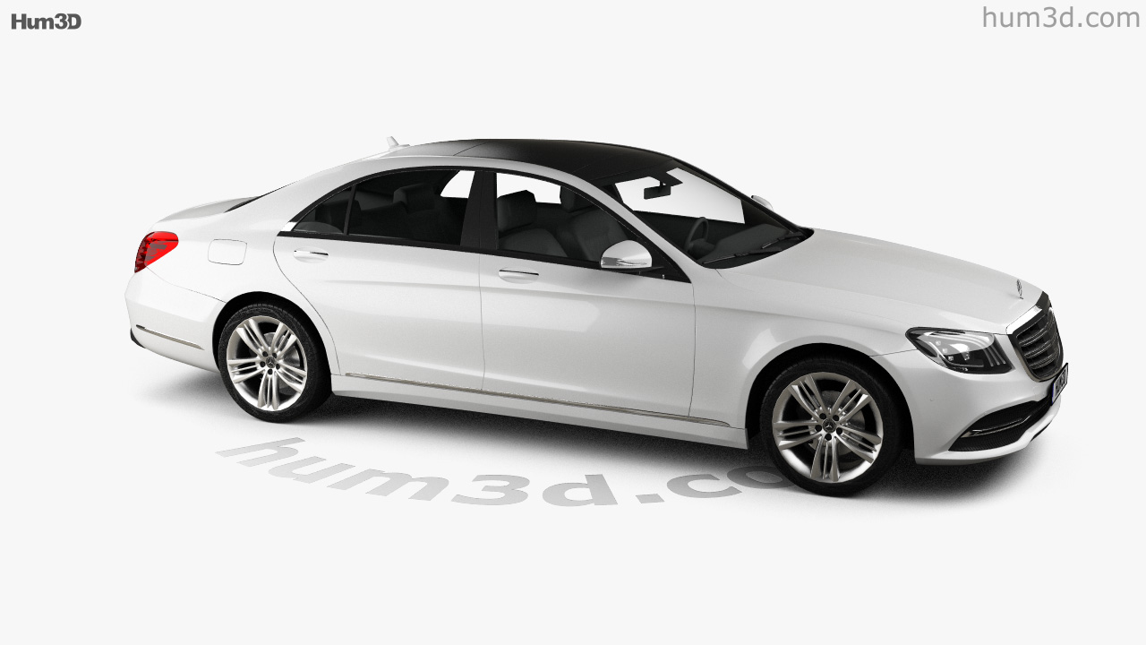 360 view of Mercedes-Benz S-class (V222) 2020 3D model - 3DModels store