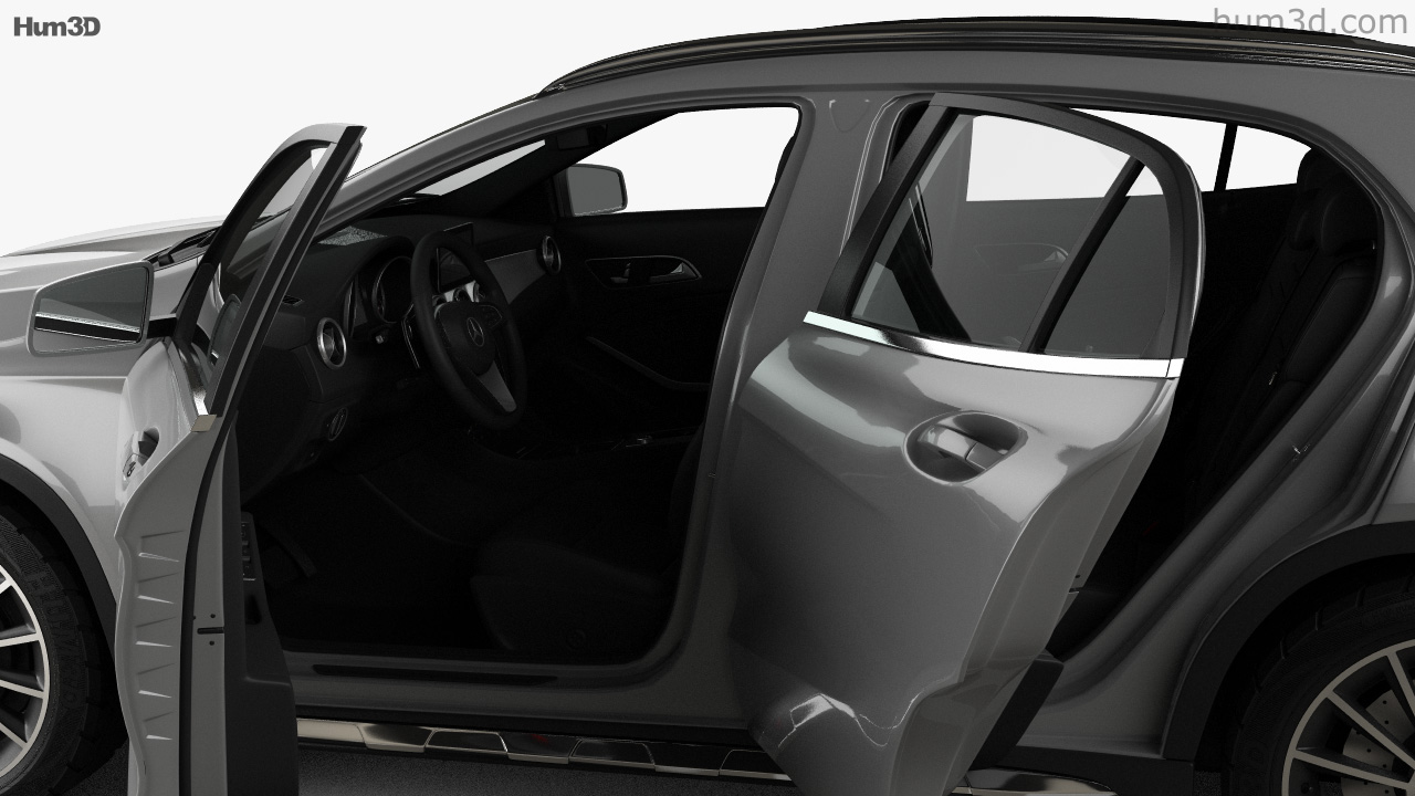 360 view of Mercedes-Benz GLA-class AMG Line with HQ interior 2020 3D ...