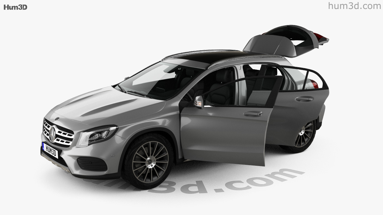 360 view of Mercedes-Benz GLA-class AMG Line with HQ interior 2020 3D ...
