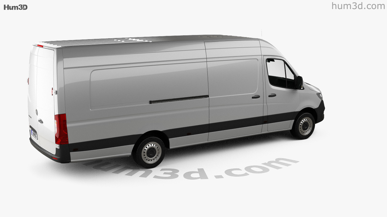 360 view of Mercedes-Benz Sprinter Panel Van L4H2 2019 3D model ...