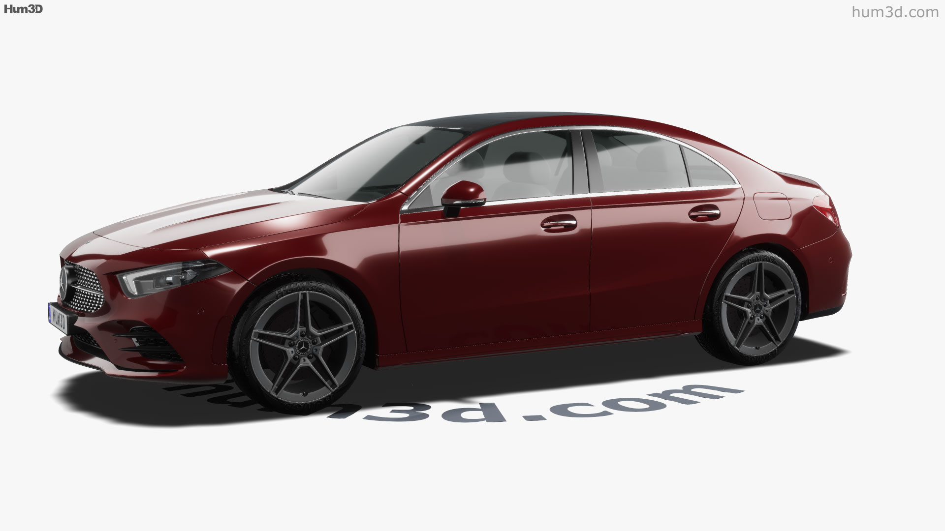 360 view of Mercedes-Benz A-class L Sport CN-spec sedan 2021 3D model ...