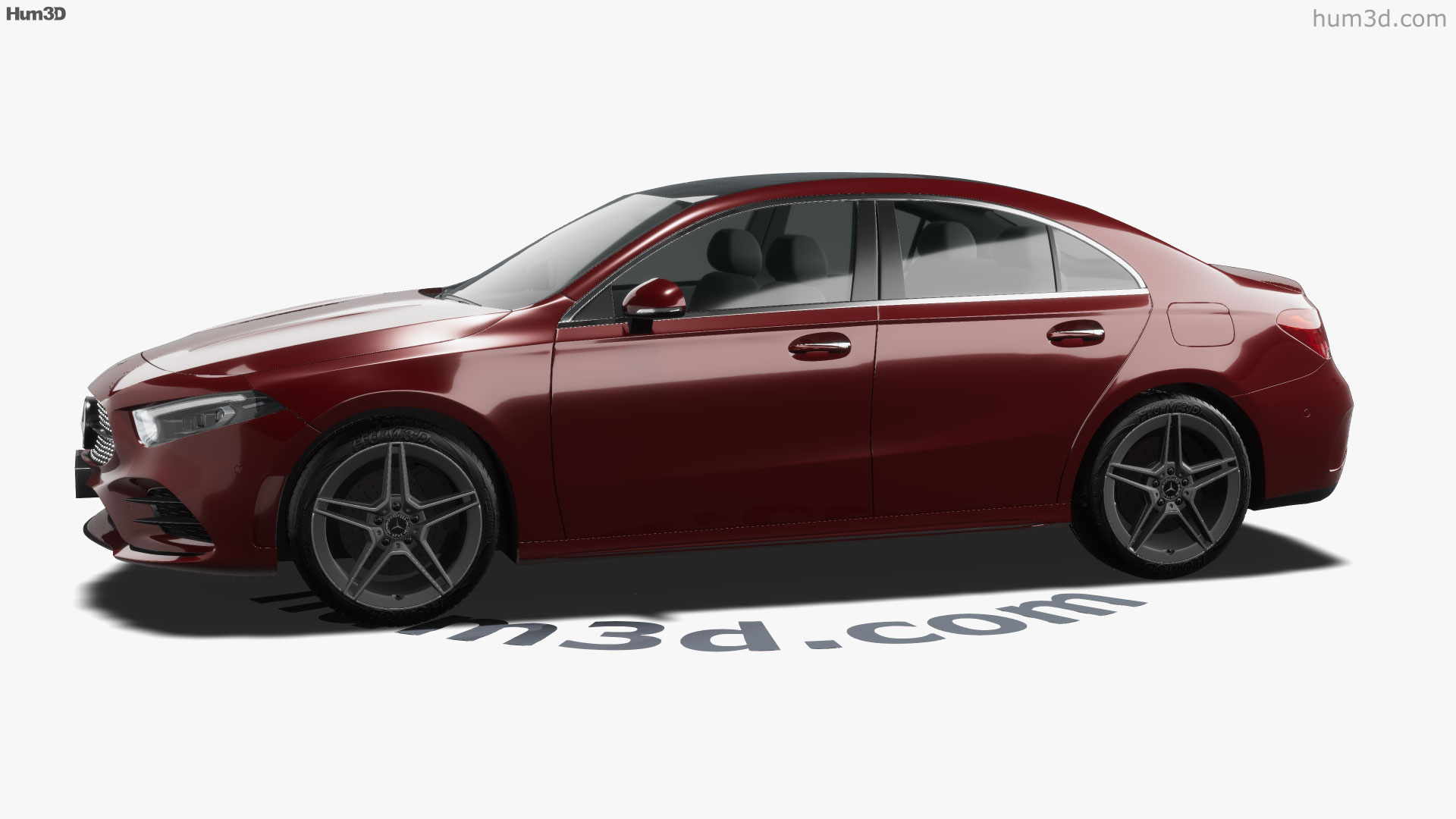 360 view of Mercedes-Benz A-class L Sport CN-spec sedan 2021 3D model ...