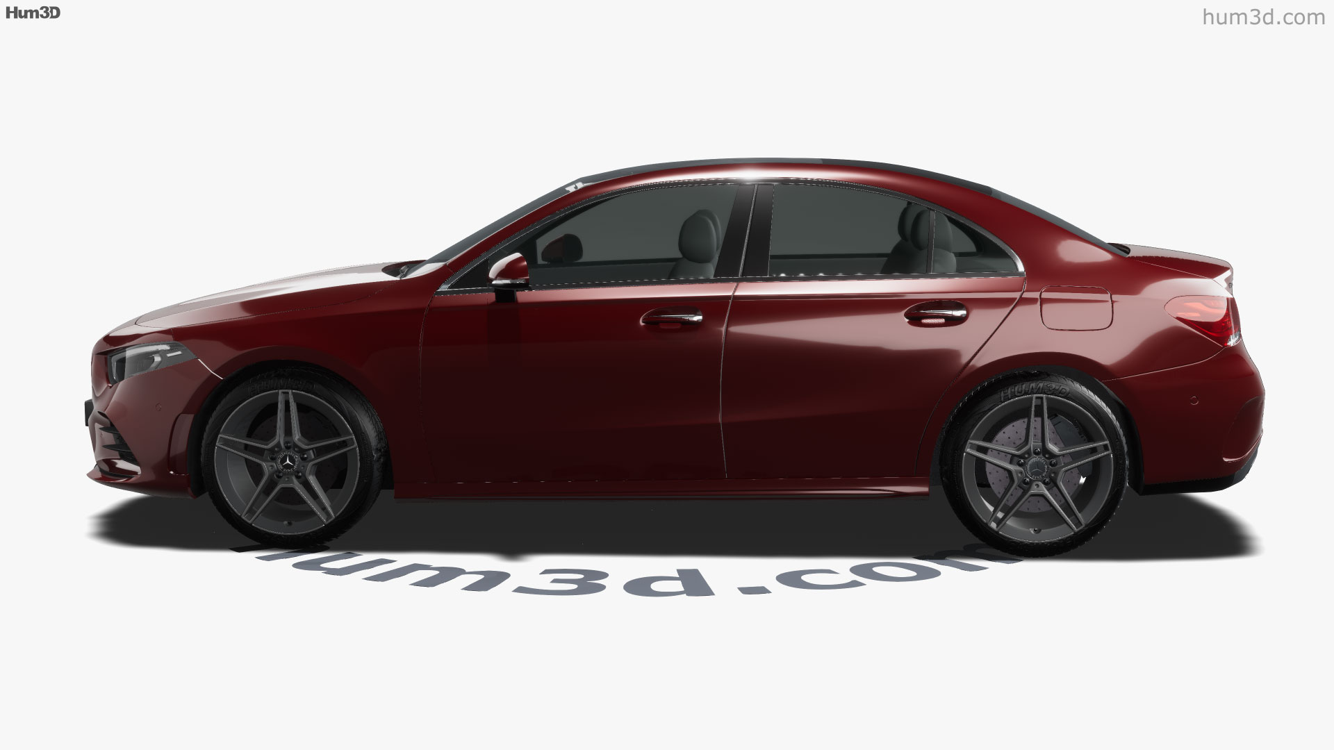 360 view of Mercedes-Benz A-class L Sport CN-spec sedan 2021 3D model ...