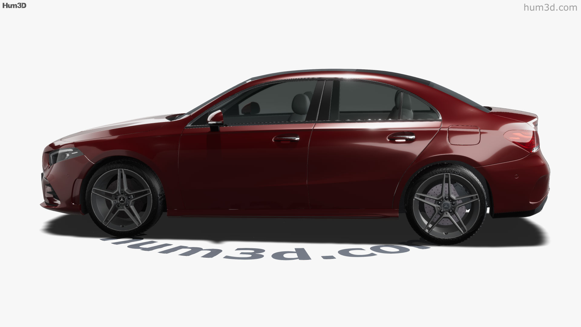 360 view of Mercedes-Benz A-class L Sport CN-spec sedan 2021 3D model ...