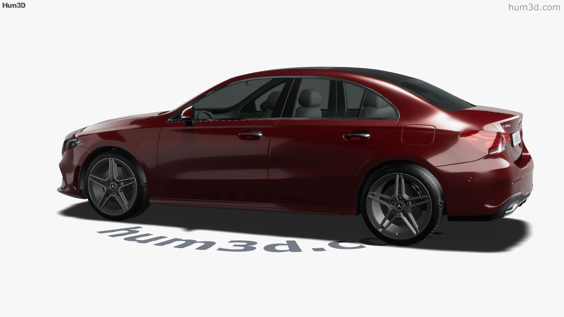 360 view of Mercedes-Benz A-class L Sport CN-spec sedan 2021 3D model ...