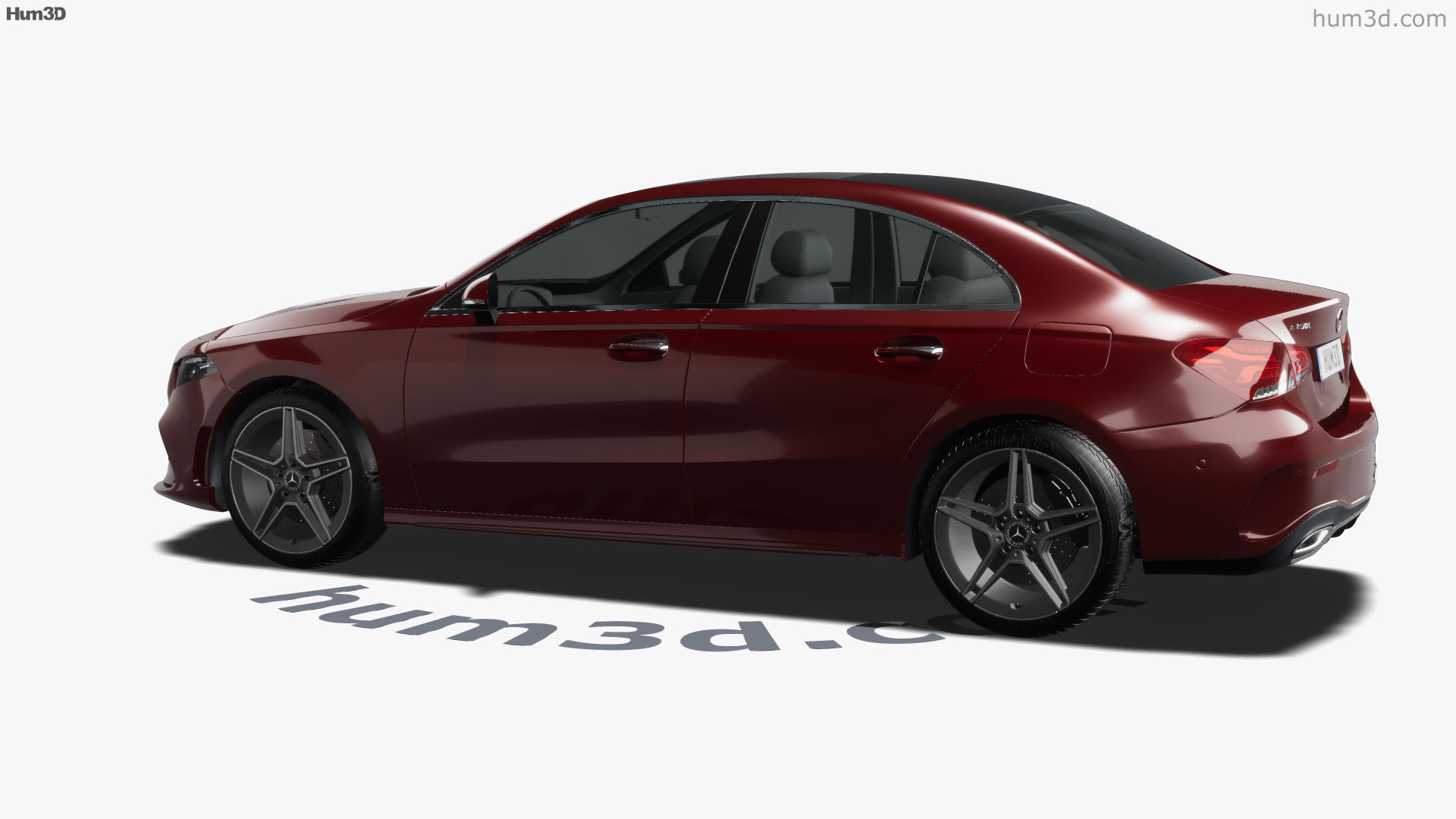 360 view of Mercedes-Benz A-class L Sport CN-spec sedan 2021 3D model ...