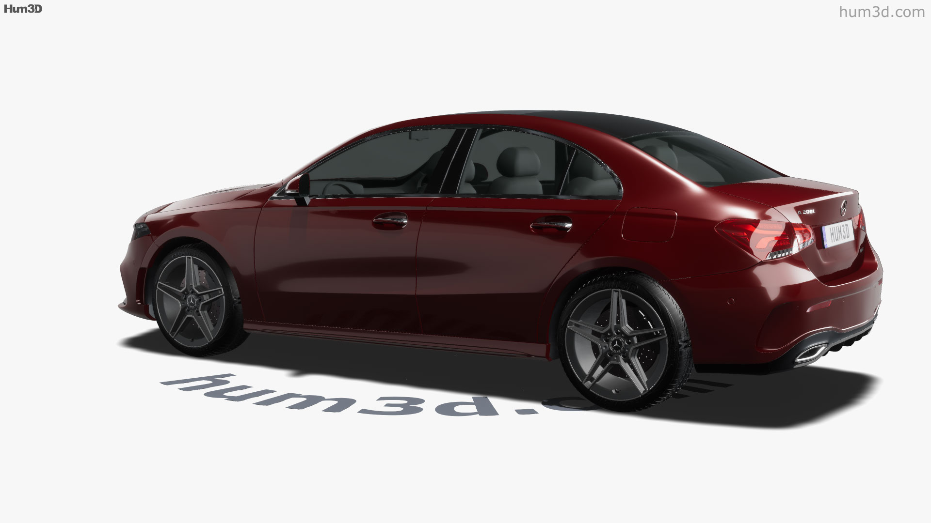 360 view of Mercedes-Benz A-class L Sport CN-spec sedan 2021 3D model ...