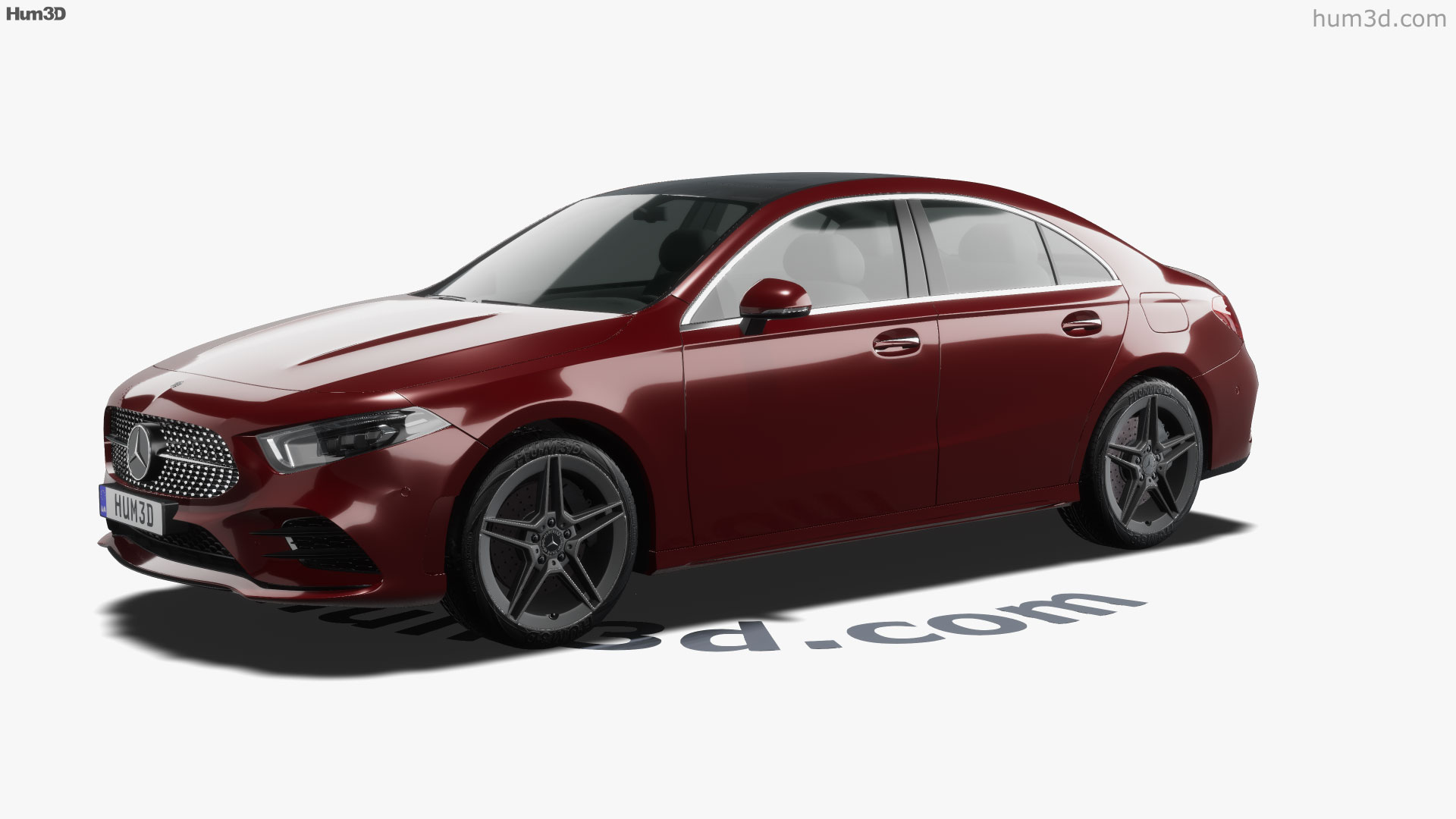 360 view of Mercedes-Benz A-class L Sport CN-spec sedan 2021 3D model ...