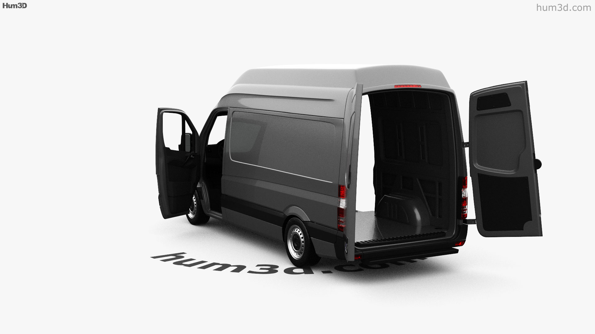 360 view of Mercedes-Benz Sprinter Panel Van SWB SHR with HQ interior ...