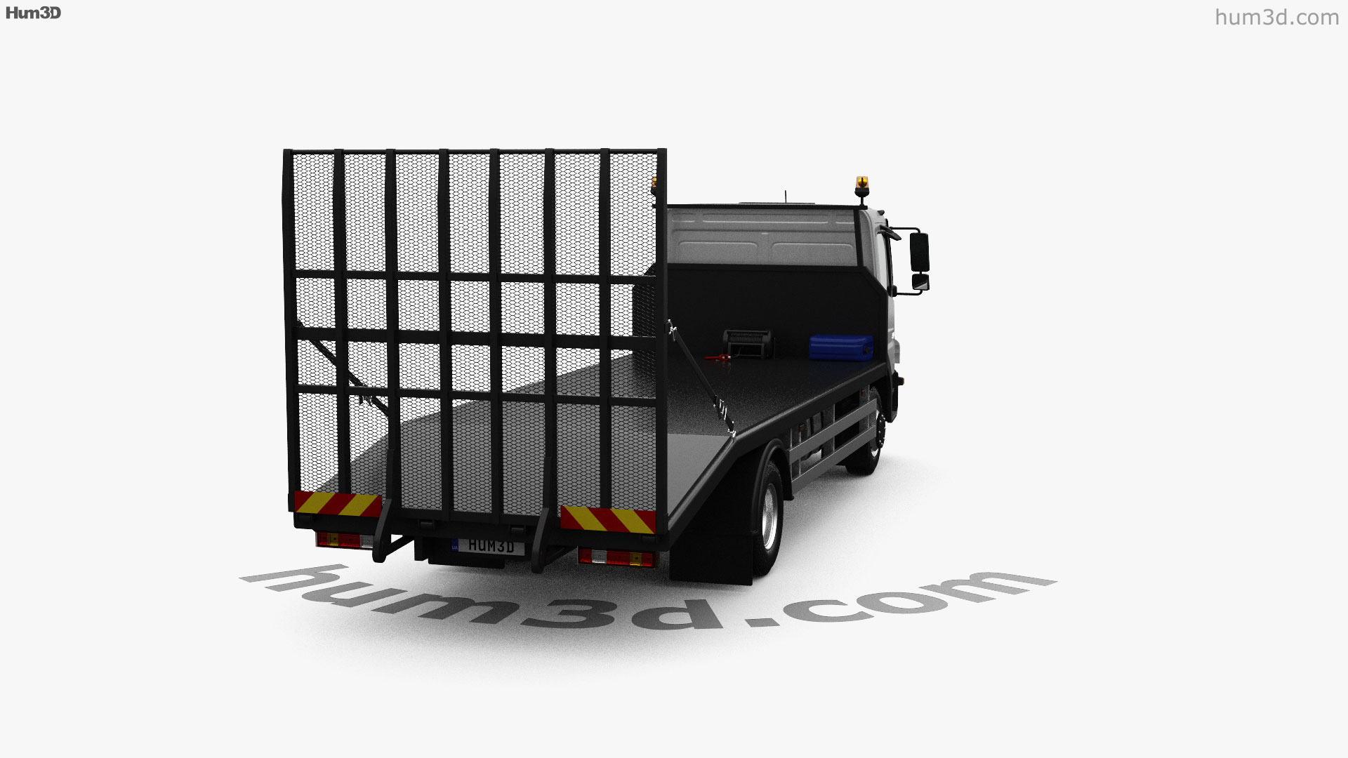 360 view of Mercedes-Benz Atego Single Cab Flatbed Truck 2007 3D model ...