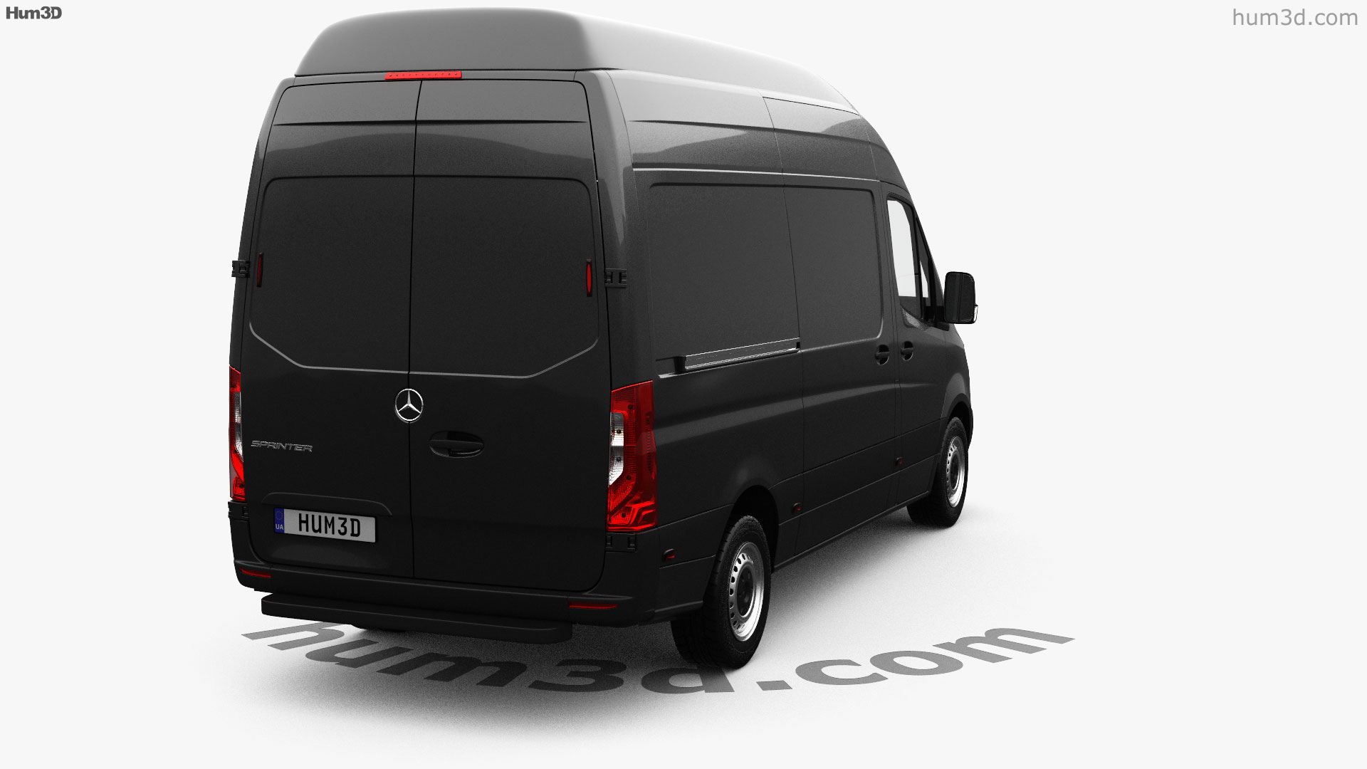 360 view of Mercedes-Benz Sprinter Panel Van L2H3 2022 3D model ...