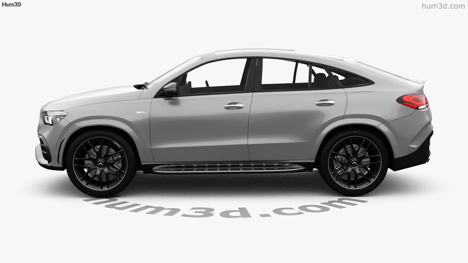 360 view of Mercedes-Benz GLE-class coupe AMG 2024 3D model - 3DModels ...