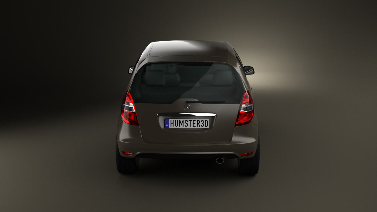 360 view of Mercedes-Benz A-class W169 5-door 2010 3D model - 3DModels ...