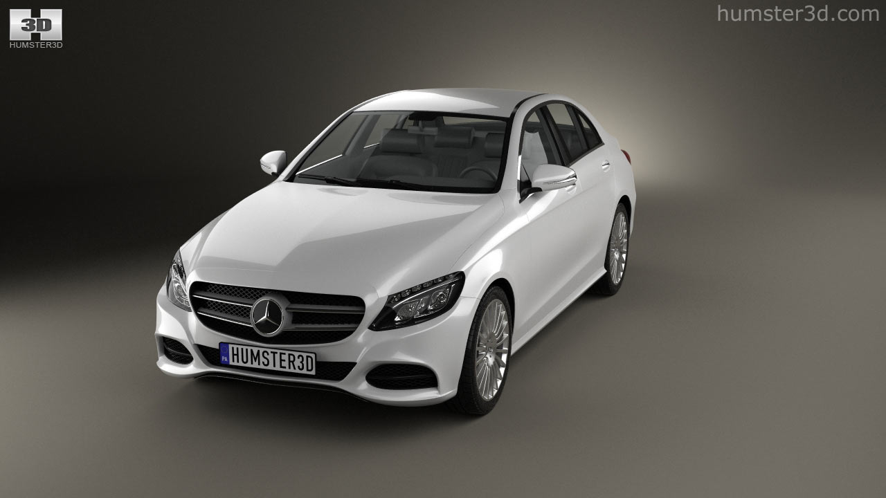 360 view of Mercedes-Benz C-class (W205) sedan 2016 3D model - 3DModels ...