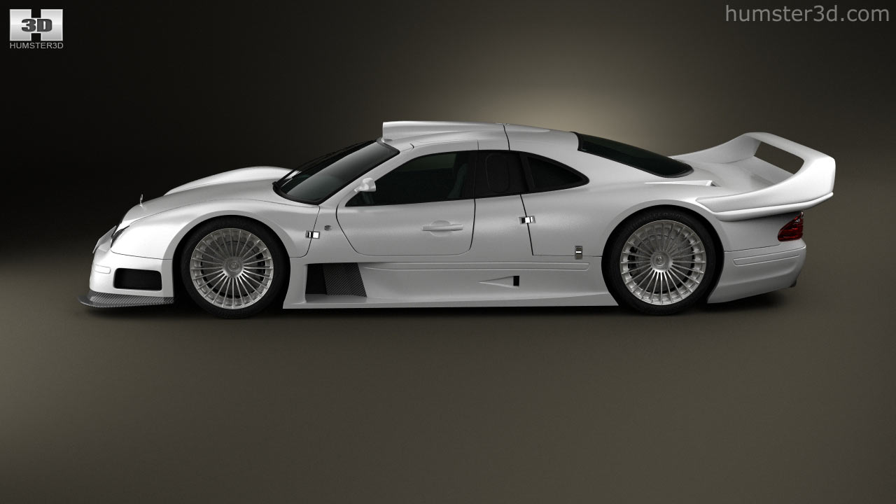 360 view of Mercedes-Benz CLK-class GTR AMG 1999 3D model - 3DModels store