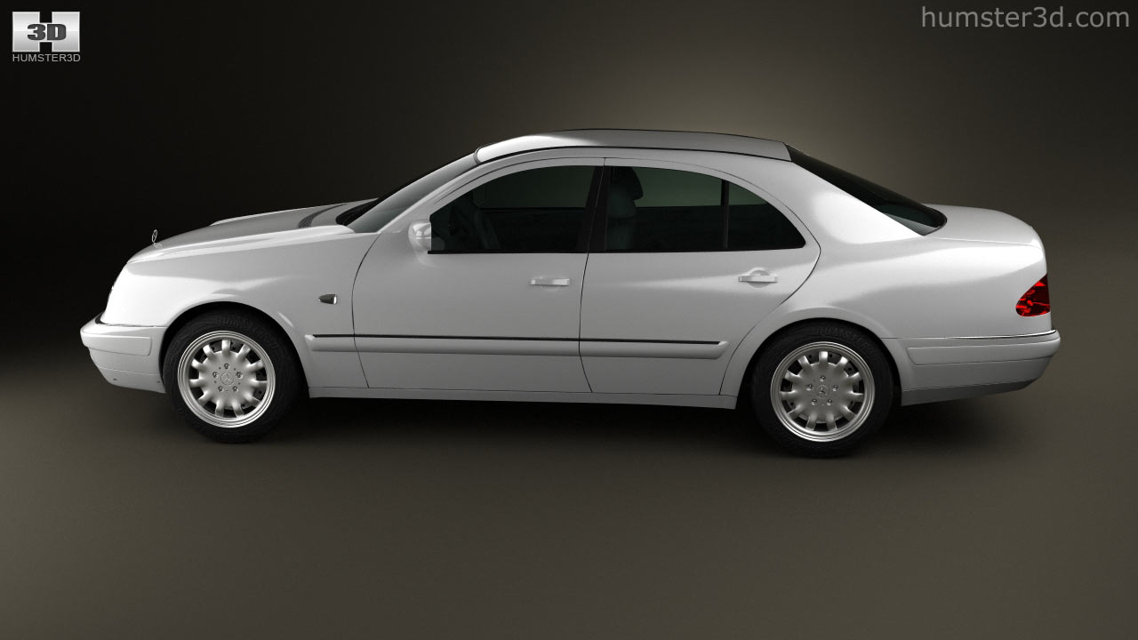 360 view of Mercedes-Benz E-class sedan (W210) 2003 3D model - 3DModels ...