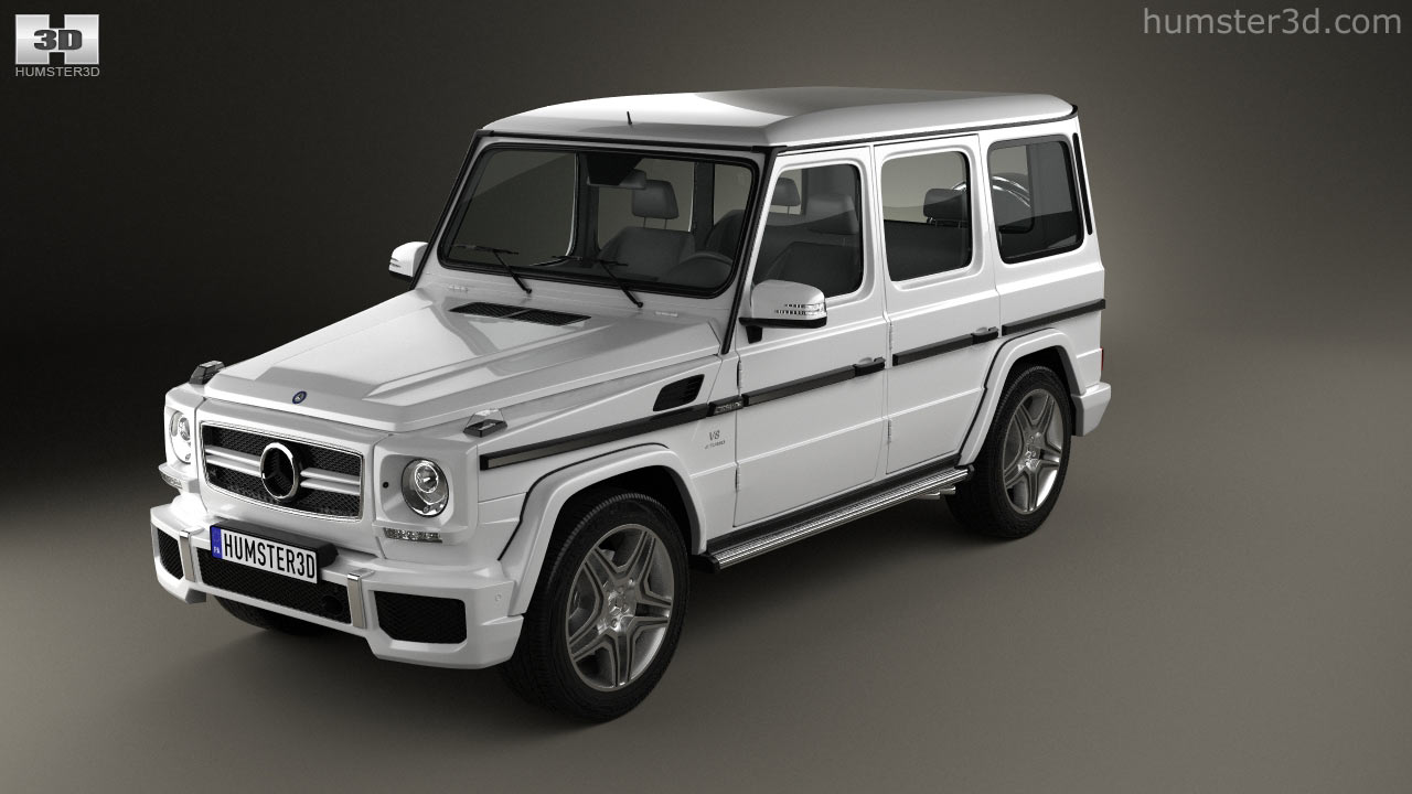 360 view of Mercedes-Benz G-class 65 AMG 2015 3D model - 3DModels store