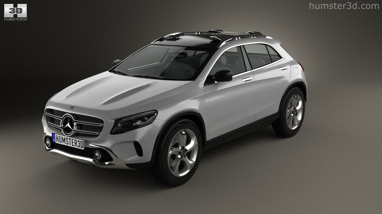360 view of Mercedes-Benz GLA-class Concept 2013 3D model - 3DModels store