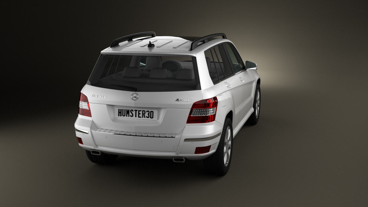 360 view of Mercedes-Benz GLK-Class 2010 3D model - 3DModels store
