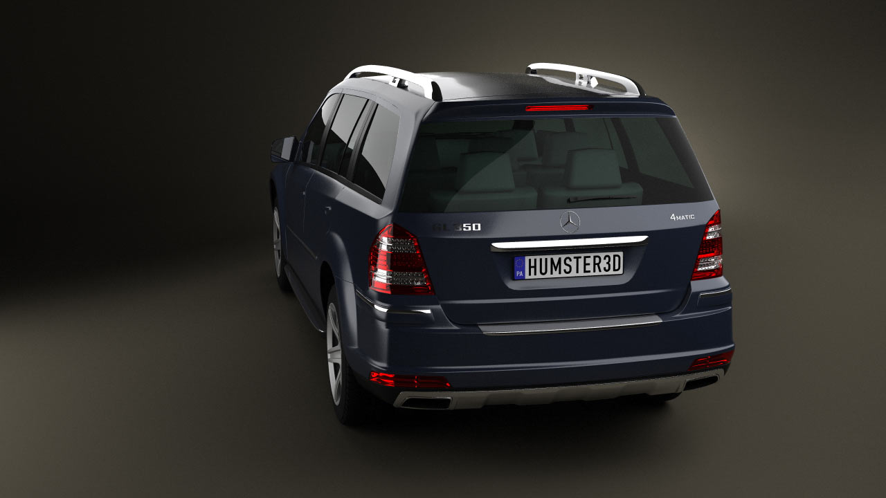 360 view of Mercedes-Benz GL-Class 2012 3D model - 3DModels store