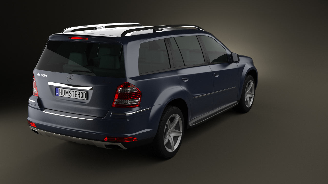 360 view of Mercedes-Benz GL-Class 2012 3D model - 3DModels store