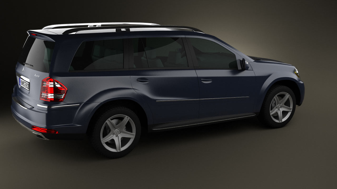 360 view of Mercedes-Benz GL-Class 2012 3D model - 3DModels store