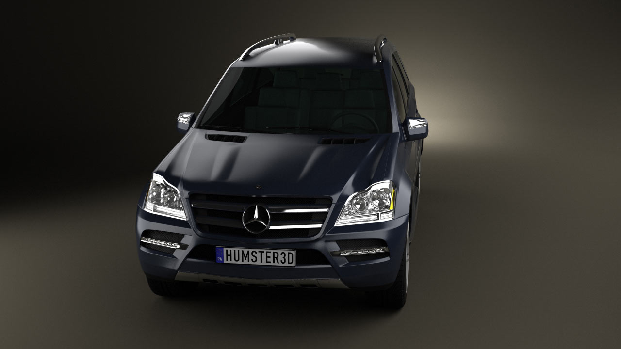 360 view of Mercedes-Benz GL-Class 2012 3D model - 3DModels store