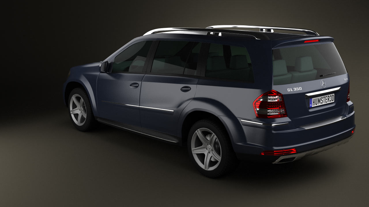 360 view of Mercedes-Benz GL-Class 2012 3D model - 3DModels store