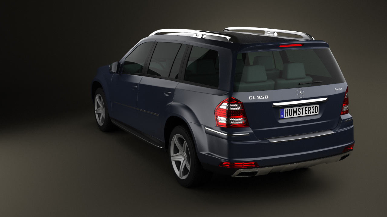 360 view of Mercedes-Benz GL-Class 2012 3D model - 3DModels store