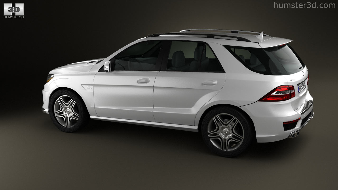 360 view of Mercedes-Benz ML-class AMG (W166) 2014 3D model - 3DModels ...