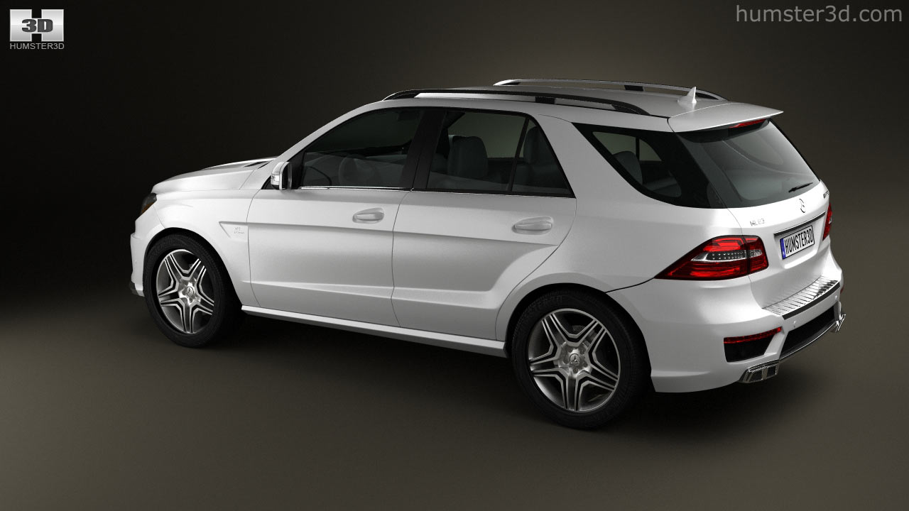 360 view of Mercedes-Benz ML-class AMG (W166) 2014 3D model - 3DModels ...