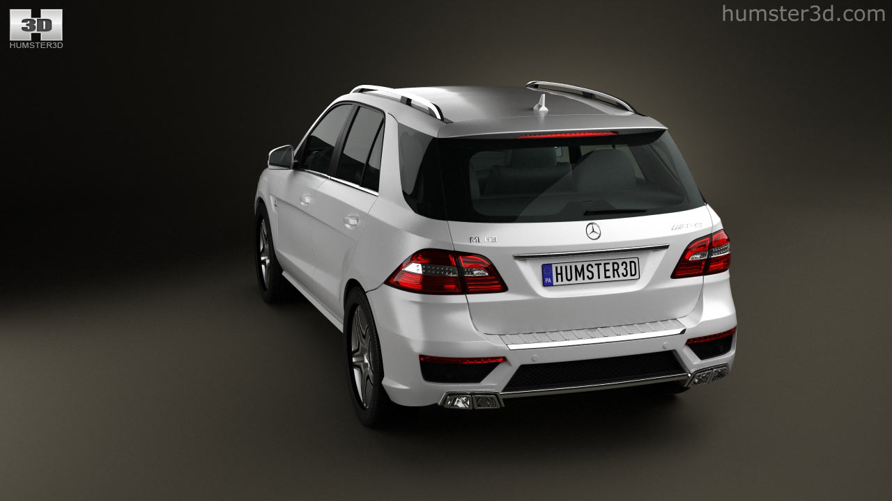360 view of Mercedes-Benz ML-class AMG (W166) 2014 3D model - 3DModels ...