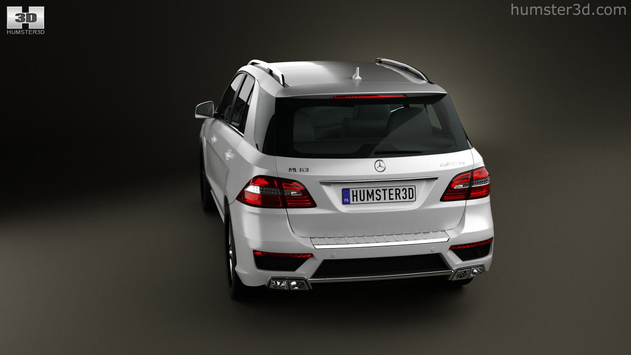 360 view of Mercedes-Benz ML-class AMG (W166) 2014 3D model - 3DModels ...