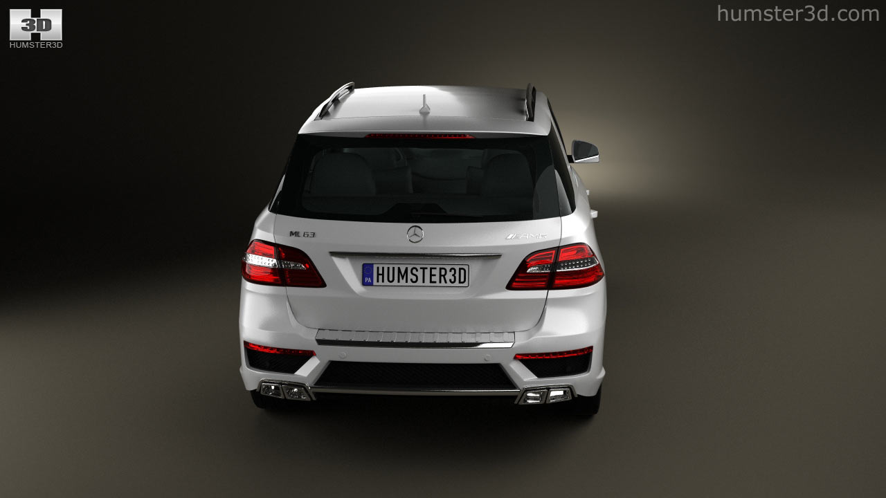 360 view of Mercedes-Benz ML-class AMG (W166) 2014 3D model - 3DModels ...