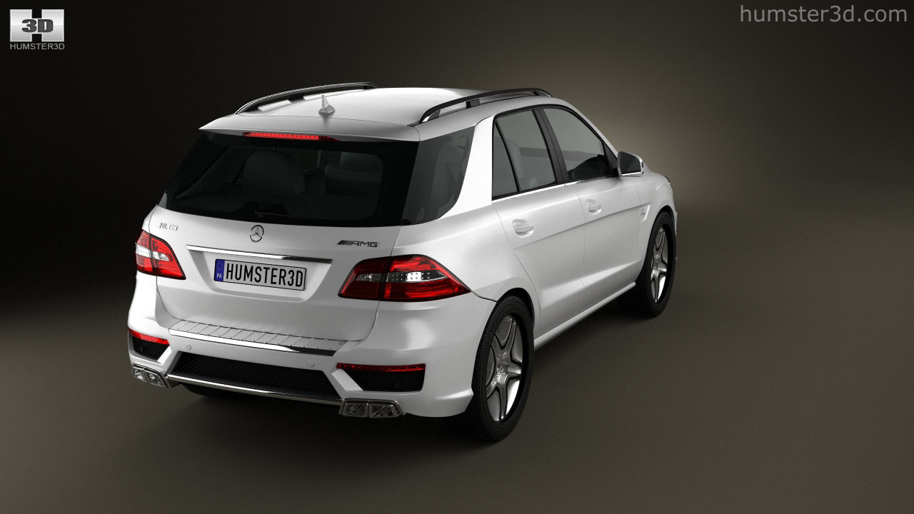 360 view of Mercedes-Benz ML-class AMG (W166) 2014 3D model - 3DModels ...
