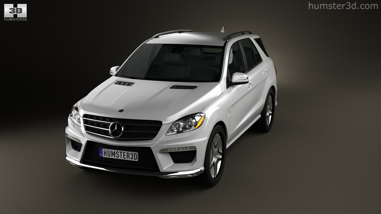 360 view of Mercedes-Benz ML-class AMG (W166) 2014 3D model - 3DModels ...