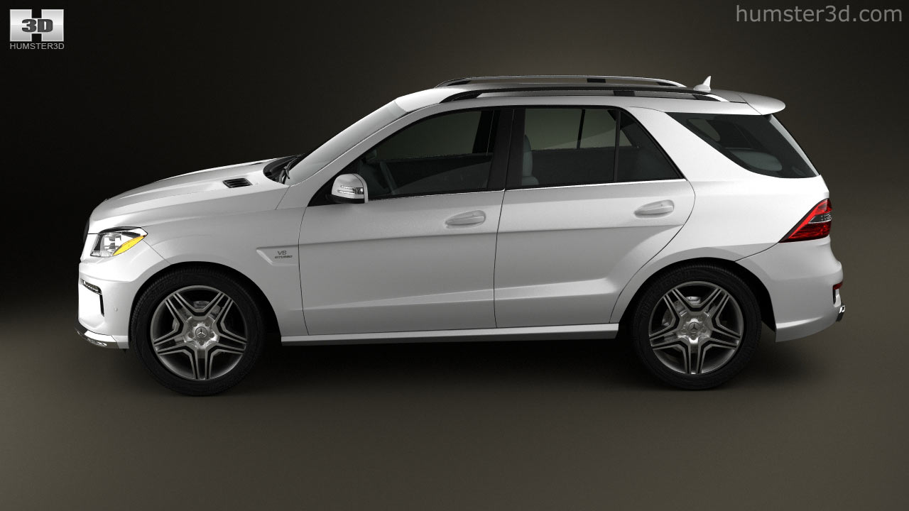 360 view of Mercedes-Benz ML-class AMG (W166) 2014 3D model - 3DModels ...