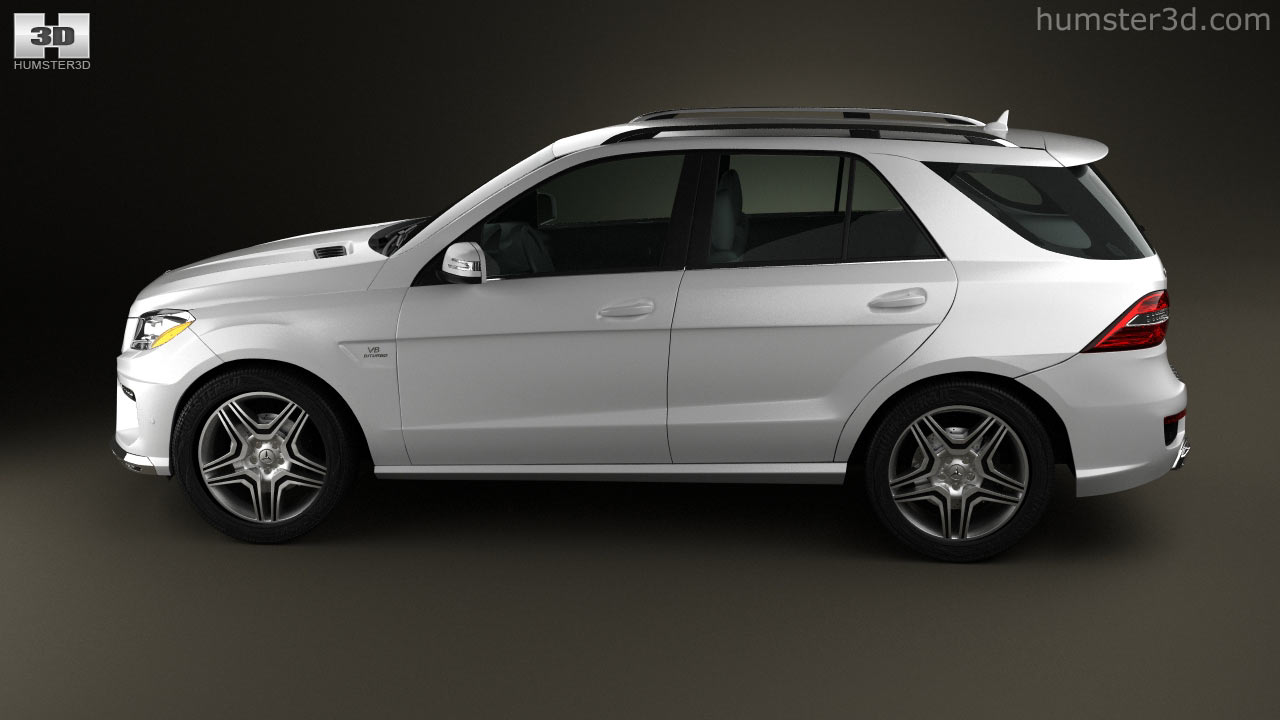 360 view of Mercedes-Benz ML-class AMG (W166) 2014 3D model - 3DModels ...