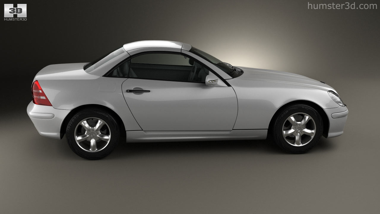 360 view of Mercedes-Benz SLK-Class 2004 3D model - 3DModels store