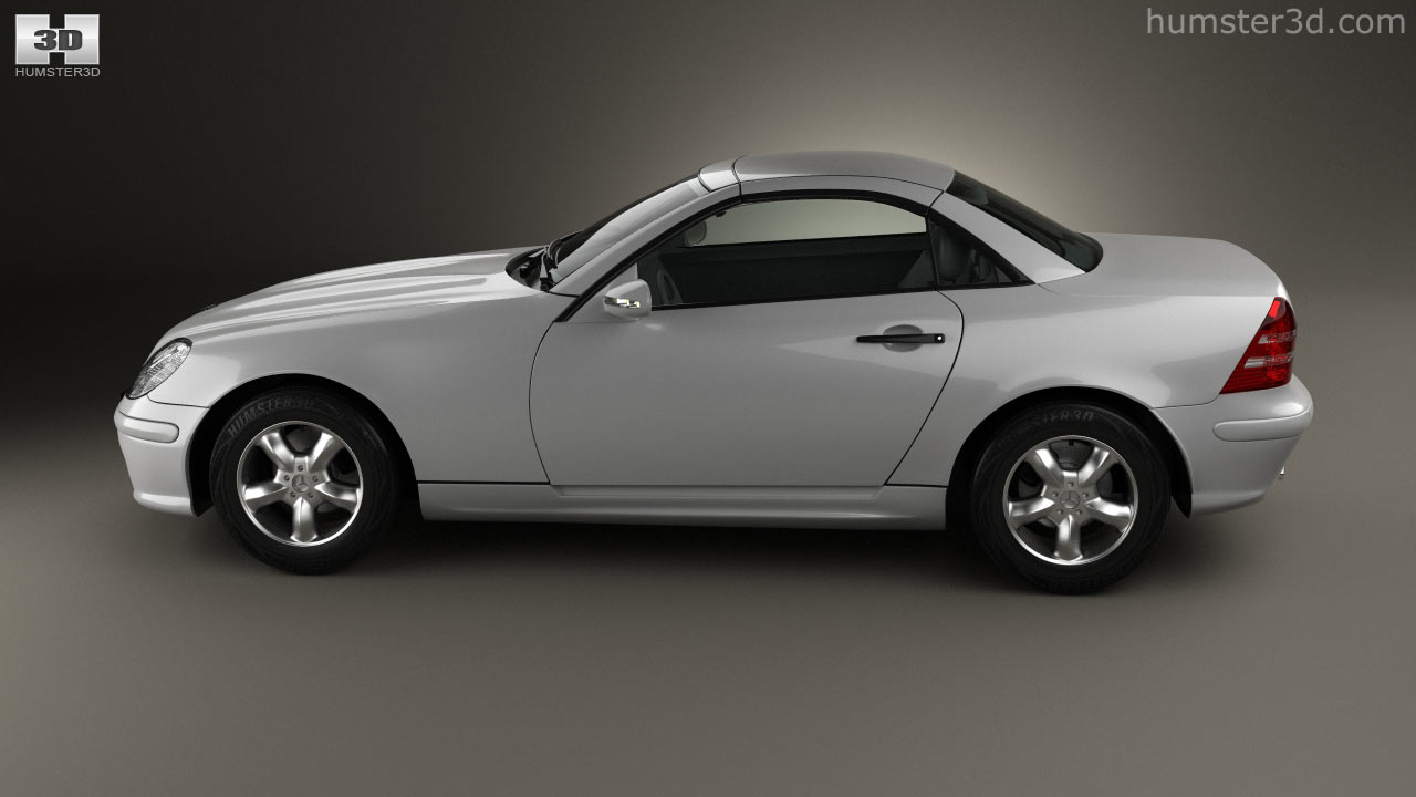 360 view of Mercedes-Benz SLK-Class 2004 3D model - 3DModels store