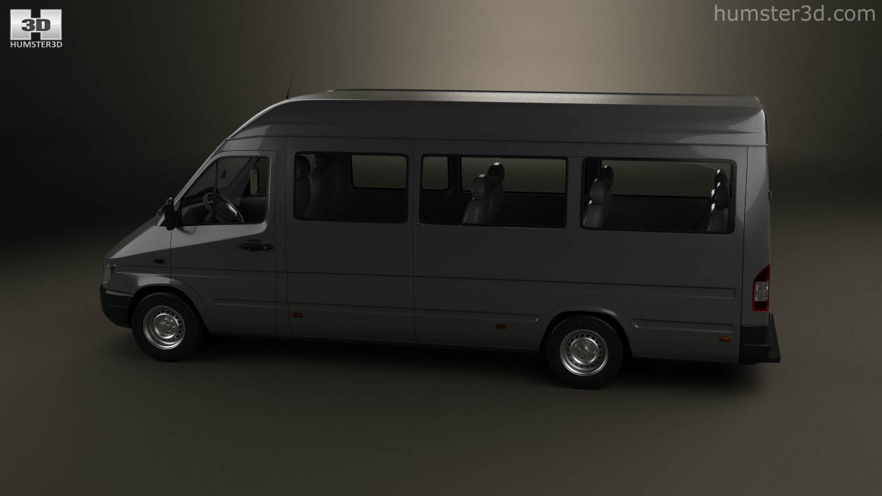 360 view of Mercedes-Benz Sprinter (903) Passenger Van L3H2 2002 3D ...