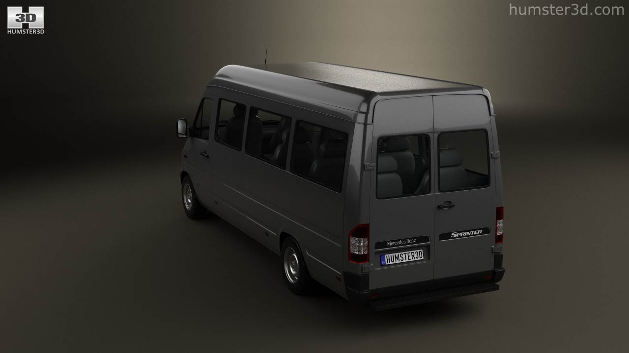 360 view of Mercedes-Benz Sprinter (903) Passenger Van L3H2 2002 3D ...