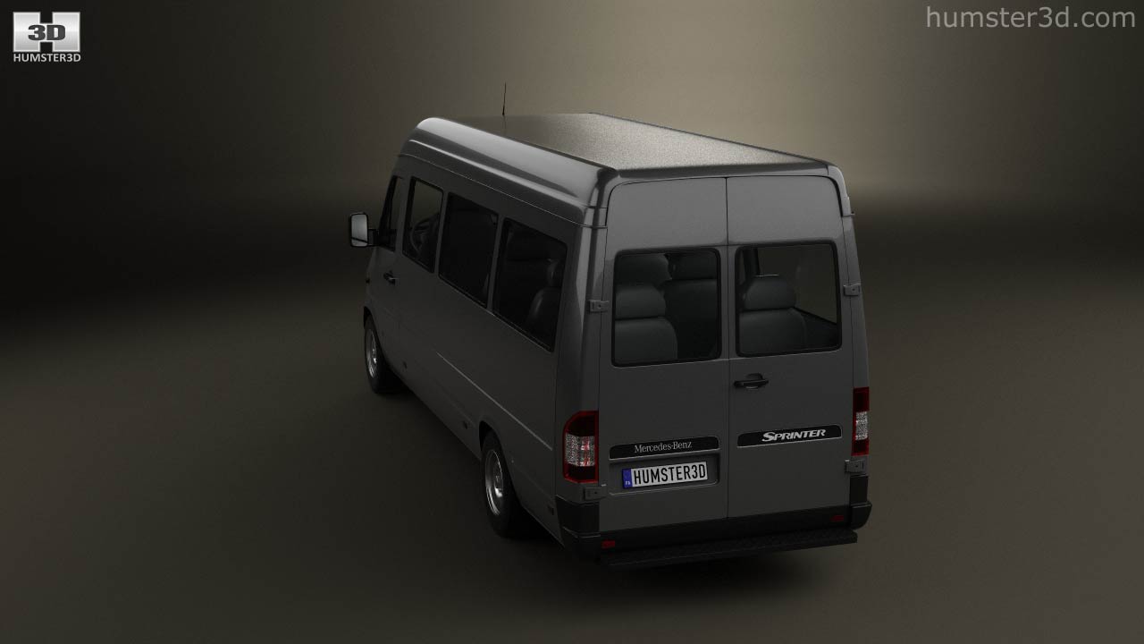 360 view of Mercedes-Benz Sprinter (903) Passenger Van L3H2 2002 3D ...