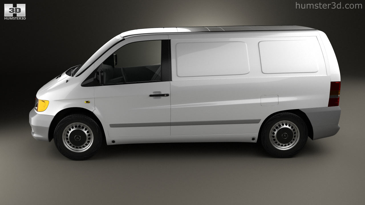 360 view of Mercedes-Benz Vito (W638) Panel Van 2003 3D model ...