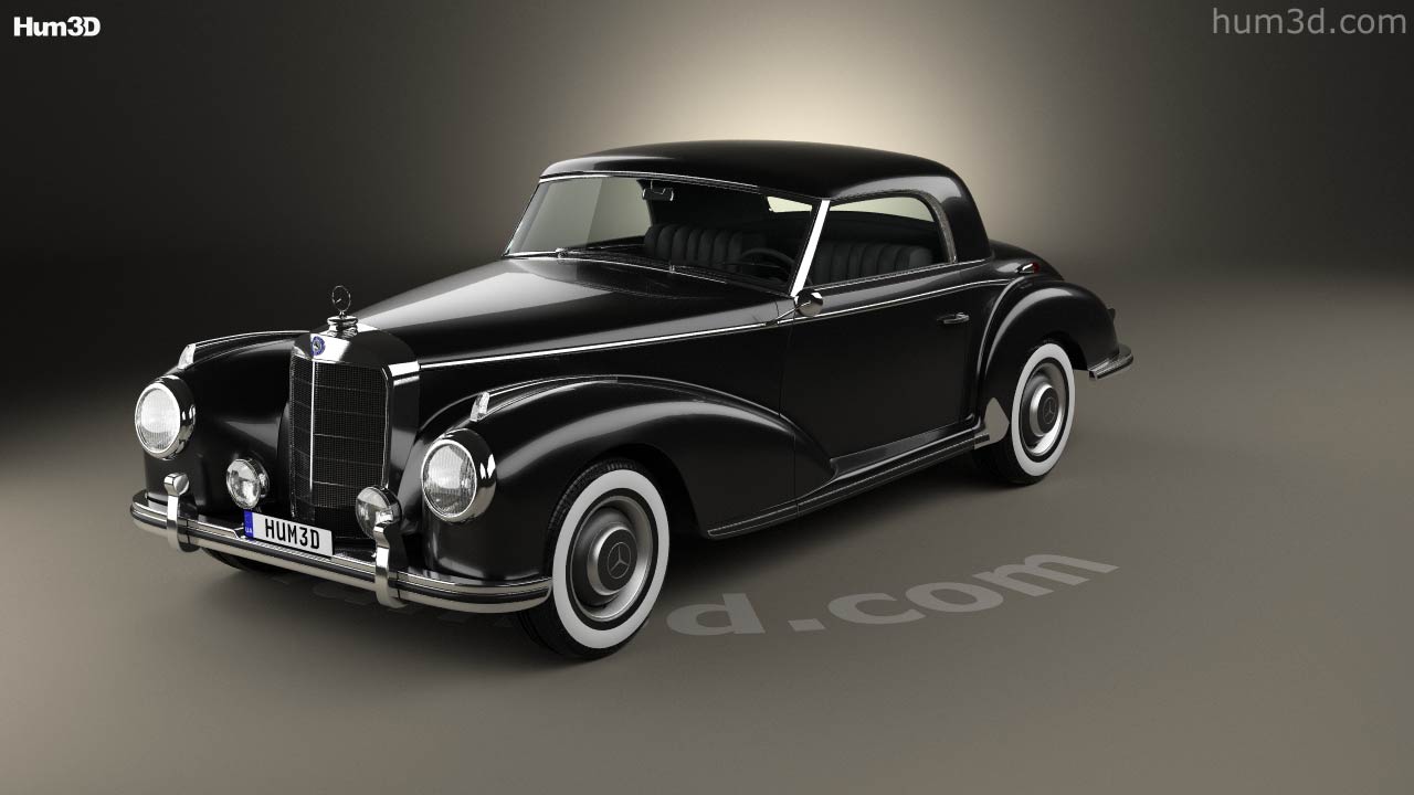 360 view of Mercedes-Benz 300 (W188) S coupe 1951 3D model - 3DModels store