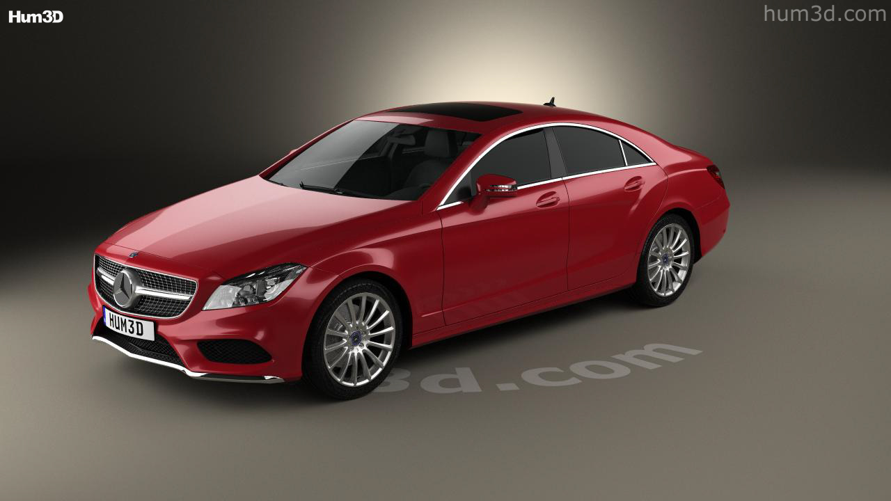 360 view of Mercedes-Benz CLS-class AMG Sports Package 2017 3D model ...