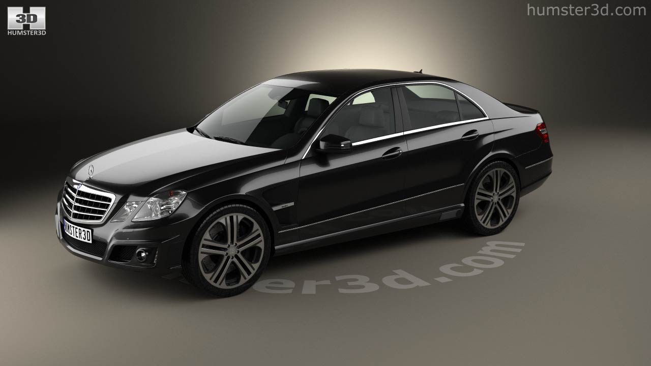 360 view of Mercedes-Benz E-class Brabus 2015 3D model - 3DModels store