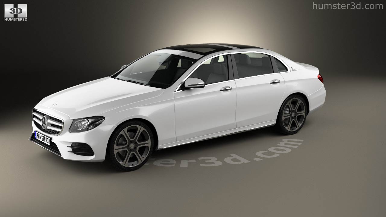 360 view of Mercedes-Benz E-class (V213) L 2020 3D model - 3DModels store